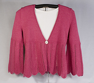 Ravelry: Lace Bell Bottom Sweater pattern by Amy Loberg (FiberWild!)