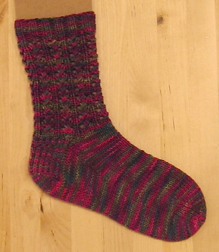 Ravelry: Lacy Rib Socks pattern by Amy Loberg (FiberWild!)