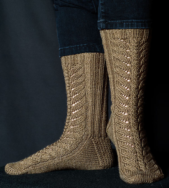 Ravelry: Terra Firma Socks pattern by Amy Loberg (FiberWild!)