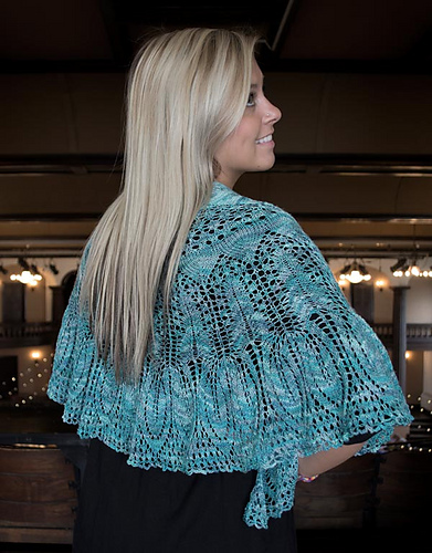 Ravelry: Feather Dance Shawl pattern by Amy Loberg (FiberWild!)