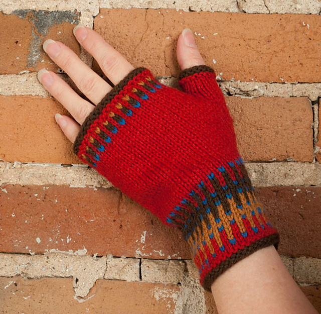 Ravelry: Nordique II Mitts pattern by Amy Loberg (FiberWild!)