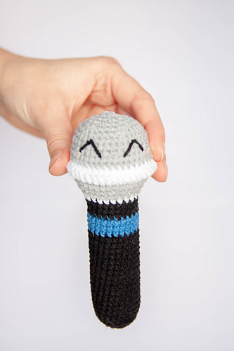 Ravelry: Microphone Rattle Amigurumi pattern by Fibita Marta