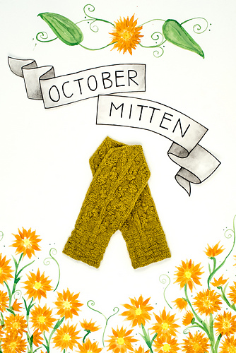 Ravelry: October Mitten pattern by Meghan Kelly