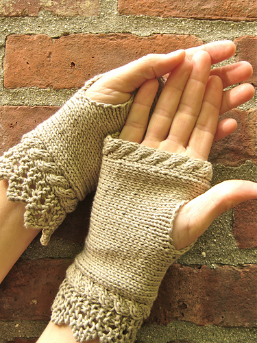 Ravelry: Pistachio Milkshake Fingerless Mitts pattern by Erica ...