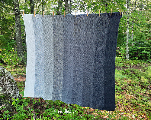 Ravelry: Smoke Shifter Gradient Blanket pattern by Martha Johnson