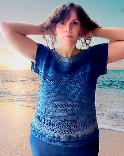 Ravelry: Ocean Waves Lace Shirt pattern by Fili Tra Gli Alberi