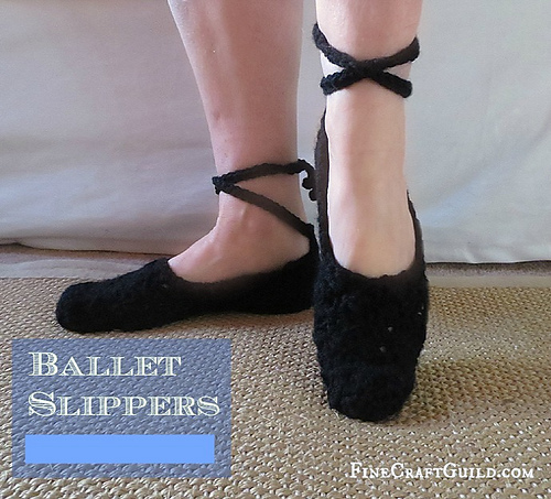 Ravelry: Lace-up Ballet Shoes pattern by Rose