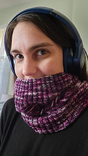 Ravelry: FinnKnitter1's Purples Cowl