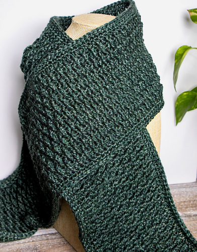 Ravelry: Alpine Forest Scarf pattern by Josie Anderson