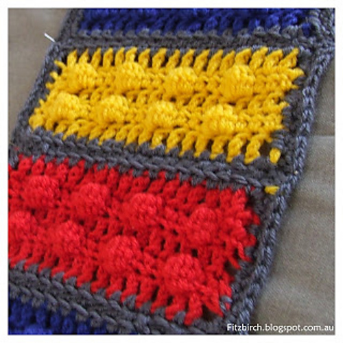 Ravelry: Lego Brick Crochet Scarf pattern by Deborah Birchall