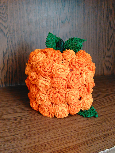 Ravelry: Autumn Rose Pumpkin pattern by Leticia Lebron