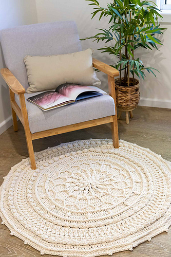 Ravelry: Eliana Floor Rug pattern by Periwinkle Crochet