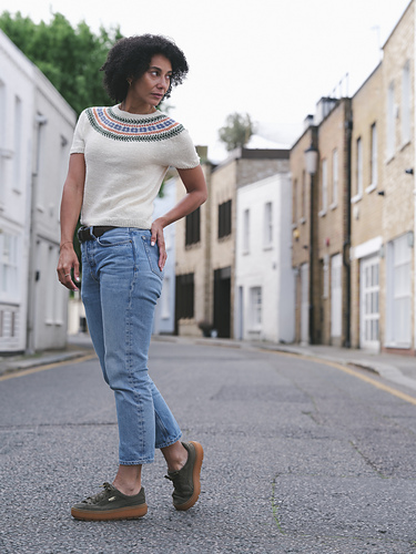 Ravelry: Folk Garden Sweater pattern by Florence Spurling