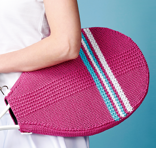 Ravelry: Tennis Racquet Cover pattern by Bryony Hitchcock