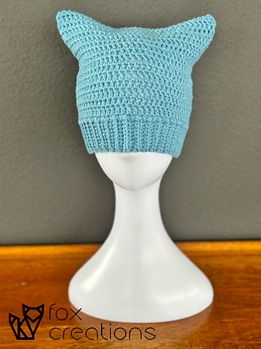 Ravelry: Quick Cat Ear Beanie pattern by Monica Fox