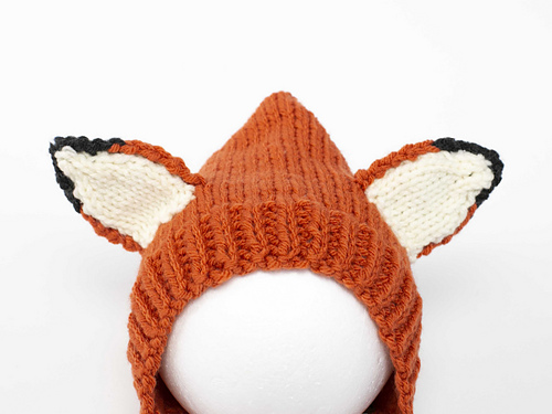 Ravelry: Fox Ears Pixie Bonnet pattern by Tara Marie