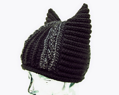 Ravelry: Ropes and Ribs Viking Cat Hat pattern by Beth Herman