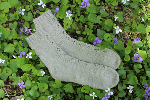 Ravelry: Wood Violet Socks pattern by Fox & Folk