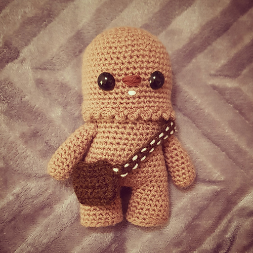 Ravelry: Chewbacca Star Wars amigurumi pattern by Paula Fuentes - Onpoki