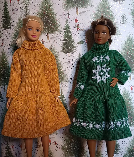 Ravelry: 1:6th scale Seren dress pattern by Frances Powell