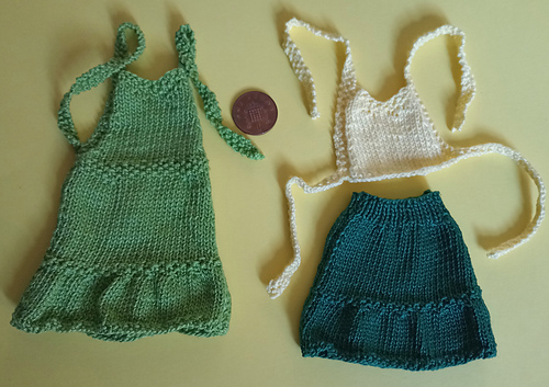 Ravelry: 1:6th scale Teleri dress pattern by Frances Powell
