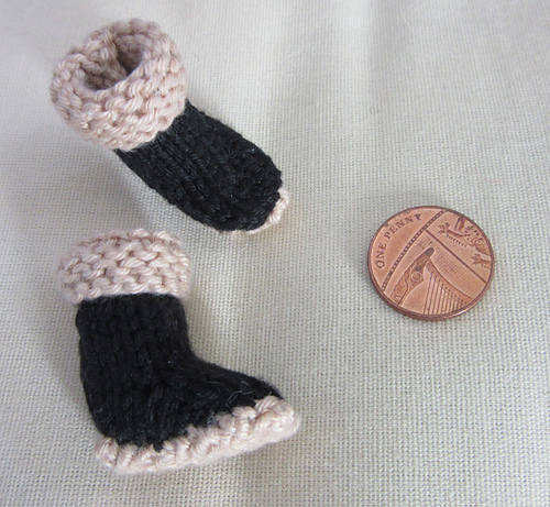 Ravelry: 1:6th scale Ladies Short Boots pattern by Frances Powell