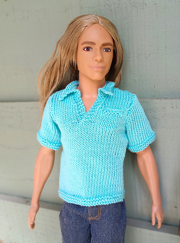 Ravelry: 1:6th scale Leonard shirt pattern by Frances Powell
