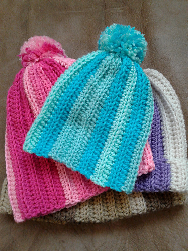 Ravelry: Willy Nilly Striped Toque pattern by Canoe Mtn Designs