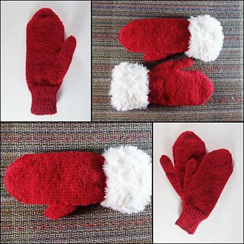 Ravelry: Christmas Mittens pattern by Frankie Brown