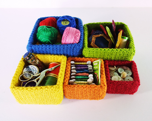 Ravelry: Square Nesting Boxes pattern by Frankie Brown