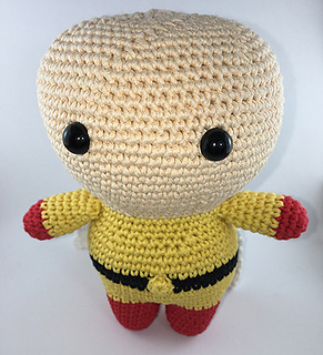 Ravelry: Saitama (One Punch Man) pattern by Francesca Bellentani