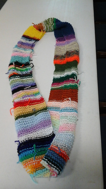 Ravelry: Mindless Scrap Scarf pattern by Elaine Okupski