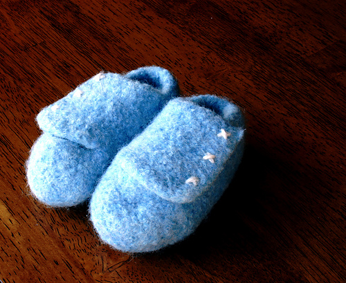 Ravelry: 3-in-1 Felted Baby Booties pattern by Melynda Bernardi