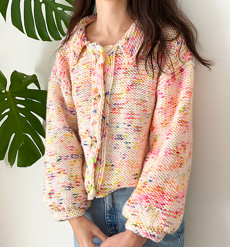 Ravelry: Boxy Cardigan Chunky pattern by Friday Knits