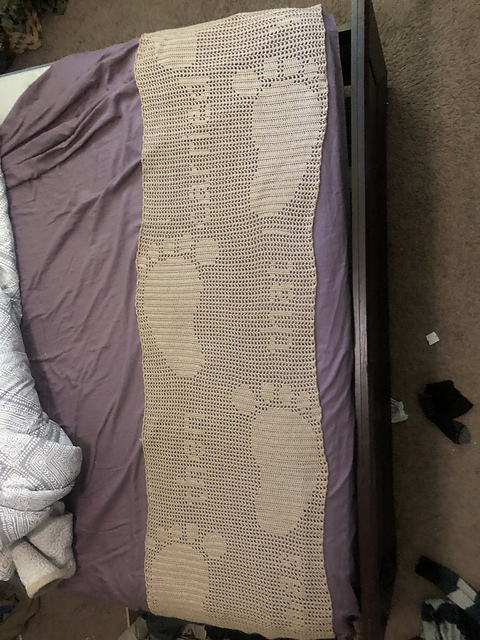 Ravelry: Footprints Prayer Shawl pattern by Sierra Fils