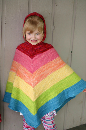 Ravelry: # 243 Children's Poncho pattern by Diane Soucy