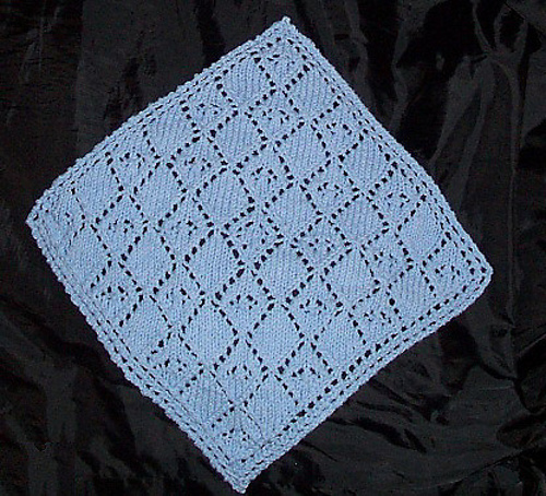 Ravelry: Diagonal Diamond Lace Pattern pattern by Lucia R. Hicks