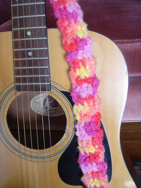 Ravelry: Crocheted Guitar Strap pattern by Knit.1 Magazine