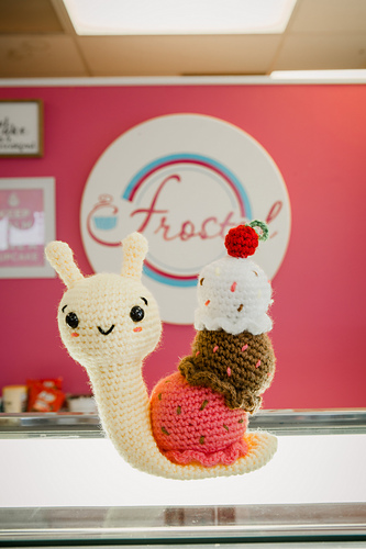 Ravelry: Laci the Banana Split Snail pattern by Knot Bad