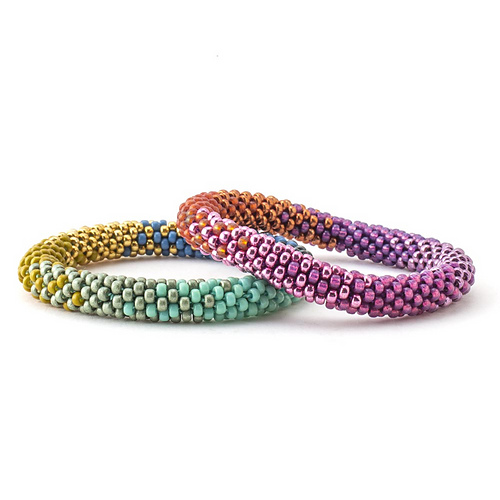 Ravelry: Sunset Crochet Bracelet pattern by Fusion Beads