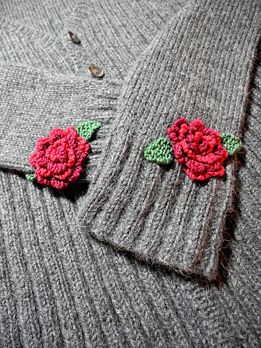 Ravelry: Rose Blossom Cardigan pattern by Lori Ihnen