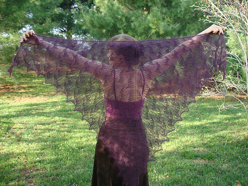 Ravelry: Luna Moth Shawl pattern by Shui Kuen Kozinski