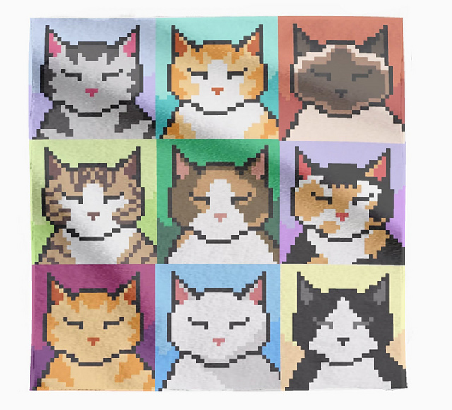 Ravelry: C2C Cats Blanket pattern by Gaia Divina