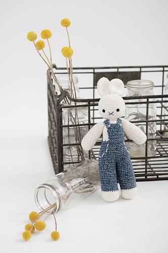 Ravelry: 'Deni' the Denim Bunny pattern by Emma Wilkinson