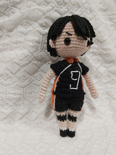 Ravelry: Tobio Kageyama amigurumi of the anime Haikyuu pattern by ...
