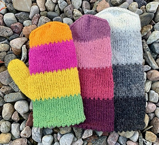 Ravelry: Layer Cake Mittens pattern by Garnfrun/ Helen Olsson