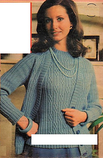 Ravelry: Large as Life! Twin Set pattern by Woman's Weekly