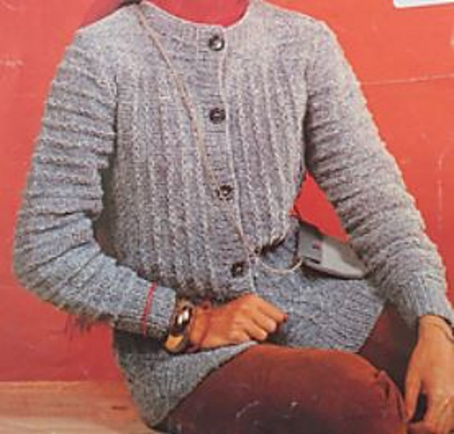 Ravelry: Chenille Jacket with Vertical Stripes pattern by Nortex Mills ...