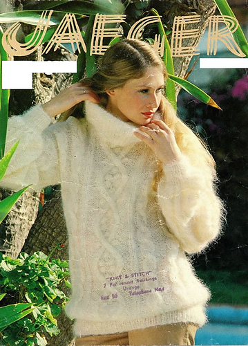 Ravelry: Mohair softens the Aran Look pattern by Jaeger Handknits