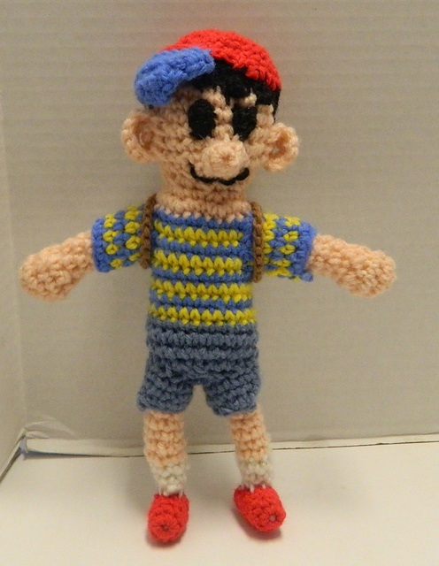 Ravelry: Ness Earthbound Amigurumi pattern by Eric Mortensen